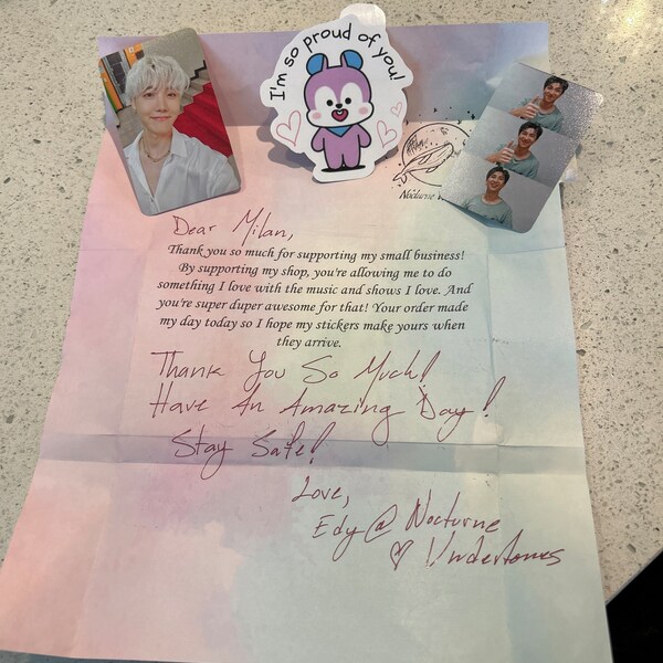 Motivational Mang Without Mask Sticker / BT21 / BTS / Paper, Matte ...