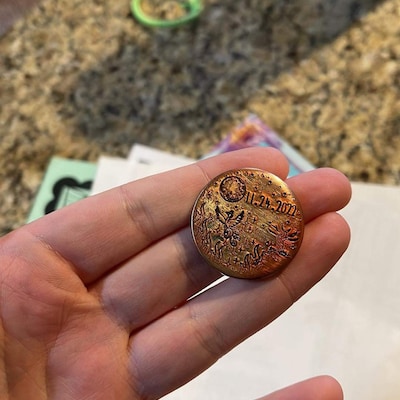 Copper Sobriety Coin, Sobriety Gift for Men, Sobriety Coin for Woman ...