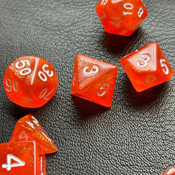 Acrylic Gems, Three Sizes, With or Without Glass Bottles, DND, MTG, RPG ...