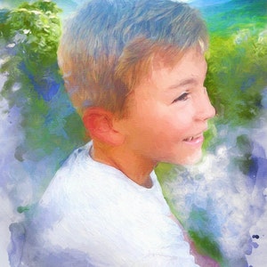 Custom Portrait, Painting From Photo, Watercolor, Digital Painting ...