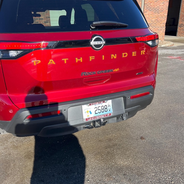 Letters Tailgate Decal Overlay Nissan Pathfinder Sticker for 2021 -2025 ...