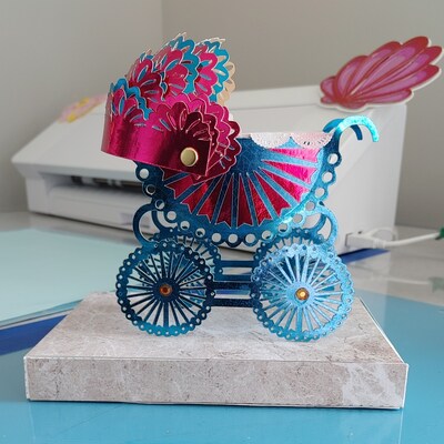 Scalloped 3d Pram box. Svg,mtc,scal,cricut,silhouette Cameo - Etsy