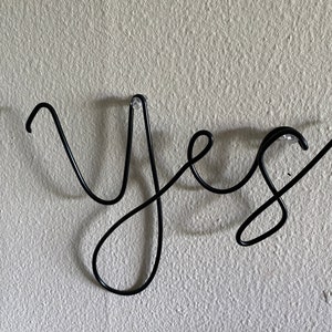 HELLO Font Wire Words Wire Word Sign Personalized Wall Art Wire Wall ...