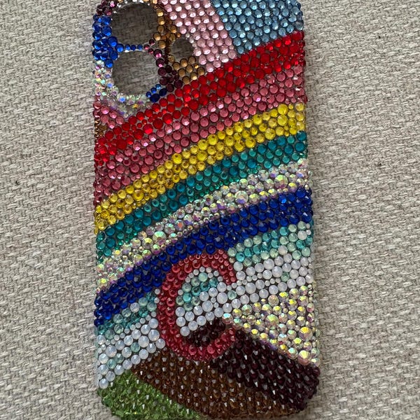 Animal Element Rhinestone Glitter Phone Case Crystal Phone Cover Bling ...