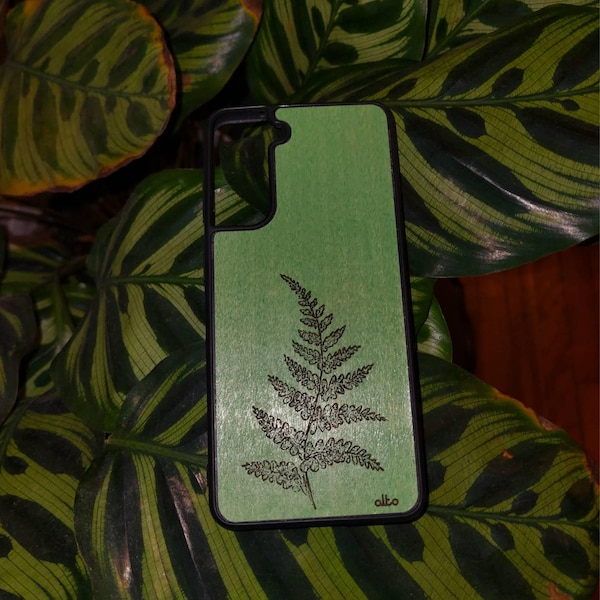Cherry Sitka -real Wood iPhone Case- iPhone 16 Pro, 15,14 Samsung ...