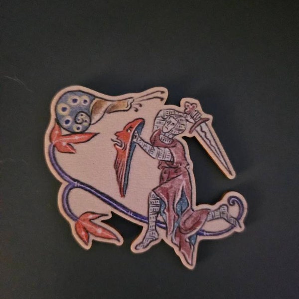 Sticker Sheet - MEDIEVAL KNIGHTS- Funny Whimsical Historical Stickers ...