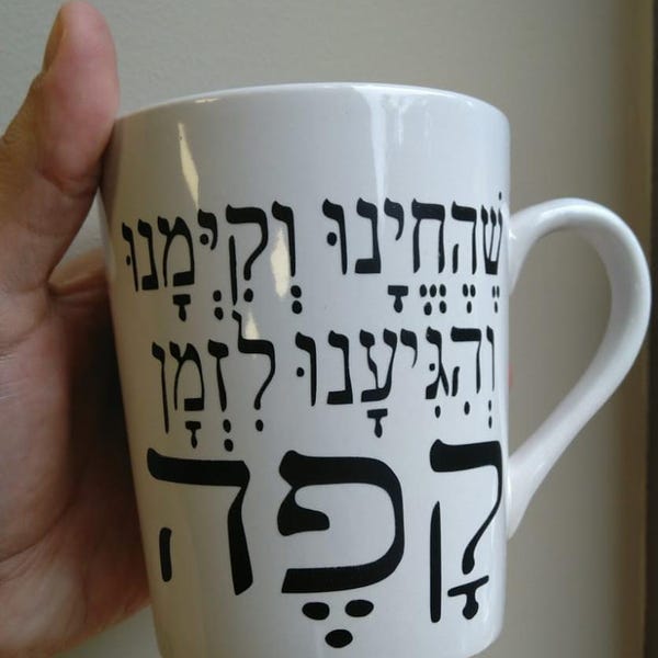 Milk(chalav) & Meat(basar) Hebrew Kitchen Towels Oven Mitt Set-gift for ...