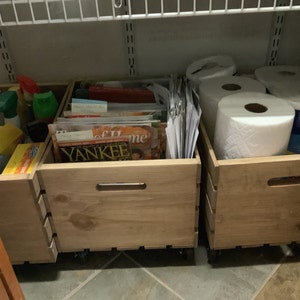 Rustic Storage Crate Wooden Crate for Building Shelving - Etsy