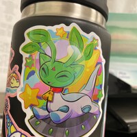 3 X 3 Virtual Pet Alien Aisha Vinyl Sticker - Etsy