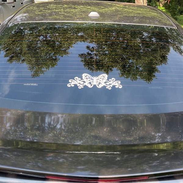 Butterfly Vinyl Decal, Vinyl Sticker, Scrapbook, Car Window, Car Decal ...