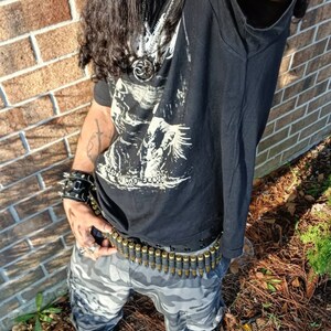 BULLDOZER Brutal Giant Spikes Genuine Leather Gauntlet Thrash Metal - Etsy