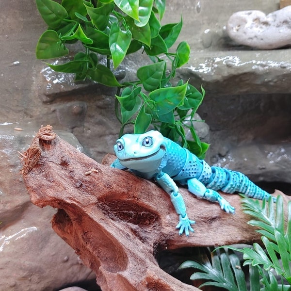 Leopard Gecko Digital .STL File for 3d Printing, Articulated Fidget ...