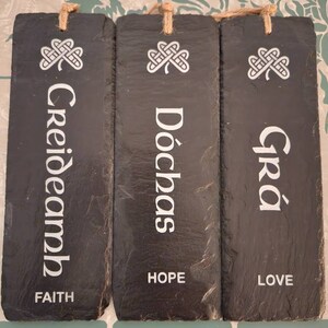 Irish Welcome Slate Sign porch Welcome Sign Irish Hand Made Slate ...