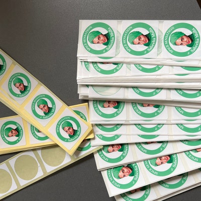 Baby/newborn Size Sticker Labels Clothing Stickers - Etsy UK