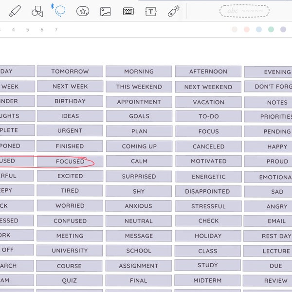 200 Android Note-taking Templates | Colorful Note Templates | Student ...