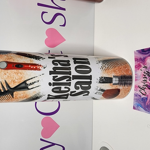 Hair Stylist Tumbler Design Add Your Name or Text Tumbler Wrap Hair ...