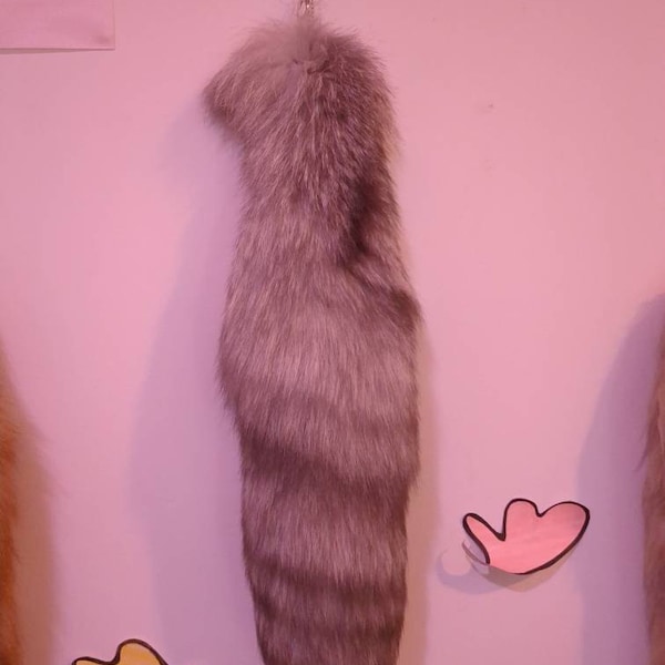 Eco Friendly Blue Fox Tails - Etsy