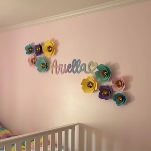 Cute Wooden Sign With Custom Name Personalized Letters With Star, Baby ...