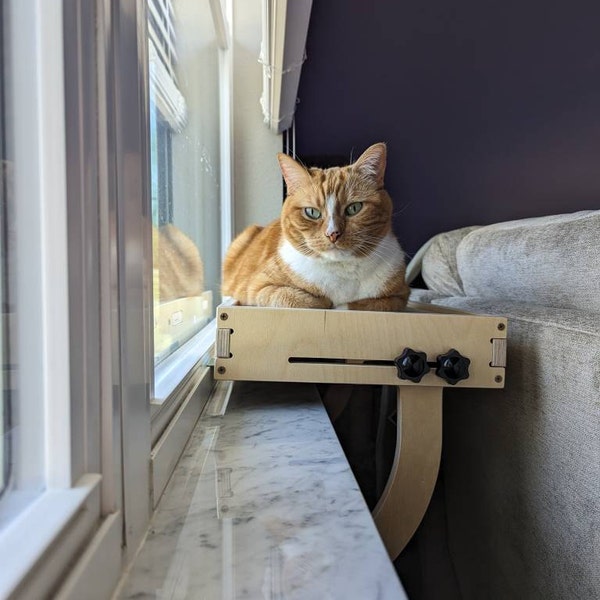 Modern Cat Window Perch, Sturdy Perch, Cat Window Shelf, Cat Bed ...