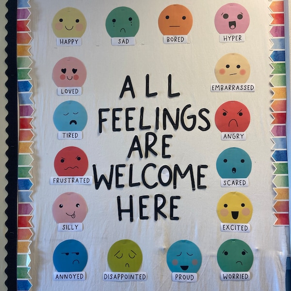 How Are You Feeling? SEL Bulletin Board | Digital Download, Social ...