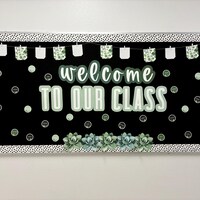 Modern Greenery Themed Classroom Posters, Easy and Modern Classroom ...