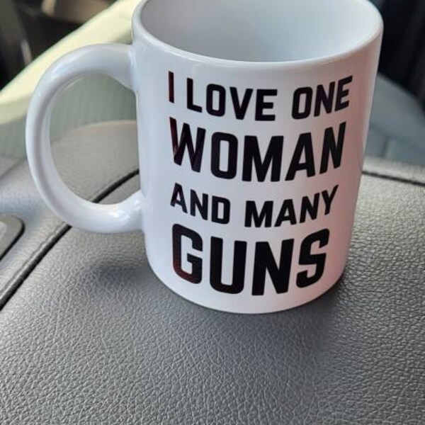 Gun Gift Gun Lover Coffee Mug Gift for Gun Lover Gun Mug for Dad Funny ...