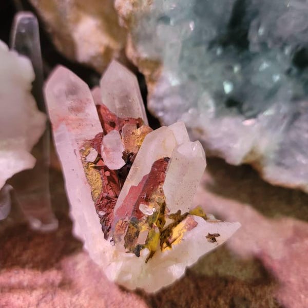 2.1 Lbs Crystal Points . Quartz Points Crystals From Brazil , Quartz ...