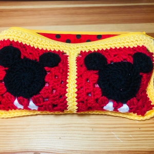 Mouse Ears Granny Square Crochet Pattern, Easy Crochet Pattern, Mouse ...