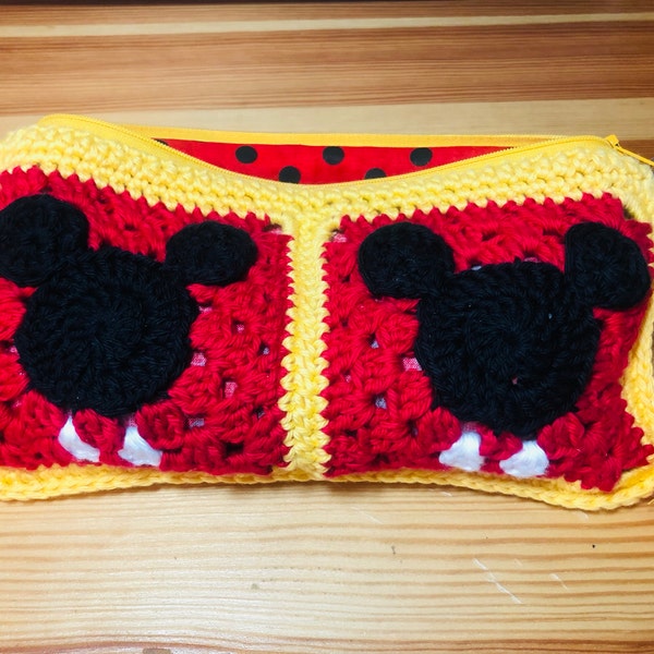 Mouse Ears Granny Square Crochet Pattern, Easy Crochet Pattern, Mouse ...