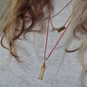 925 Red String Choker, Protection Jewelry, Kaballah Red Necklace, Red ...