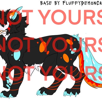 Ampwave Furry Art Base Ref Sheet - Etsy