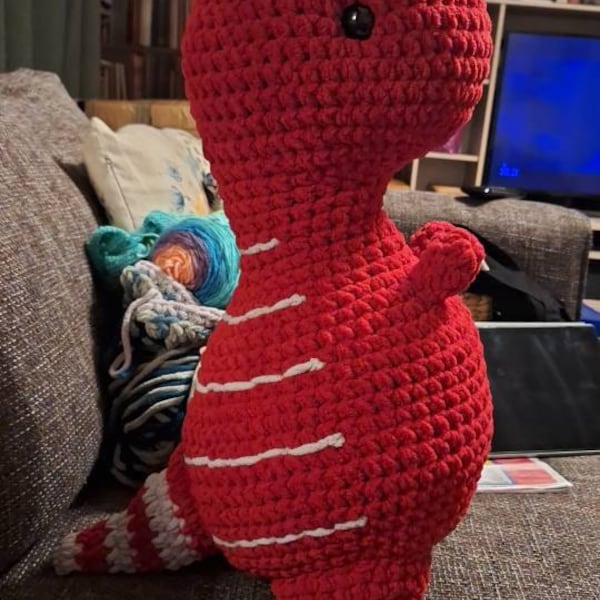 Crochet Pattern: Timothy the T-rex - Etsy