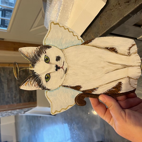 Custom Cat Tree Topper, Cat Memorial Gift, Christmas Tree Topper ...