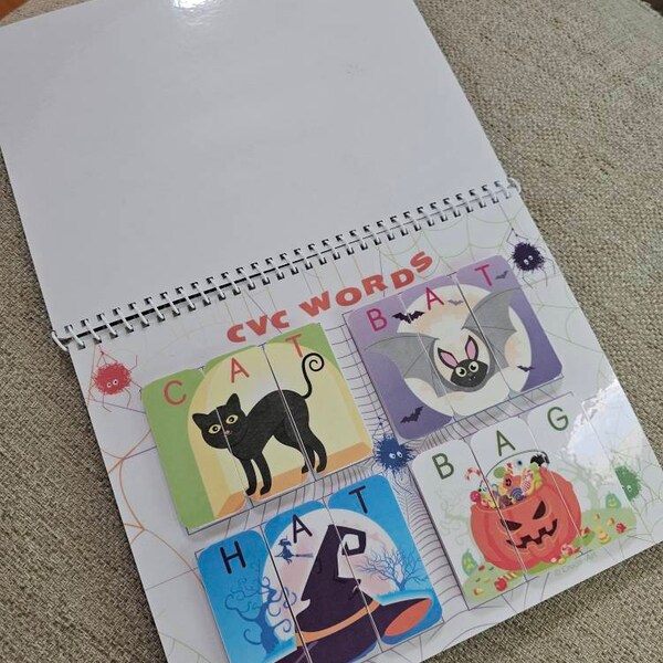 Halloween Busy Book: Preschool Printable Activity Book, Preschool ...