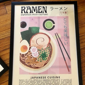 Kimchi Poster Retro Style, Korean Food Vintage Wall Art, Korean Cuisine, Modern Kitchen Decor ...