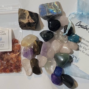 Manifesting and Intention Crystal Set Manifestation Stone | Etsy