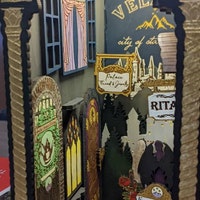 Acotar Inspired Book Nook| Fantasy Books | Bat Boys | Reading Gifts ...