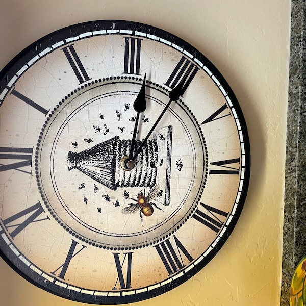 Beehive Wall Clock, 8 Sizes to Choose, Made in USA, Lifetime Warranty ...