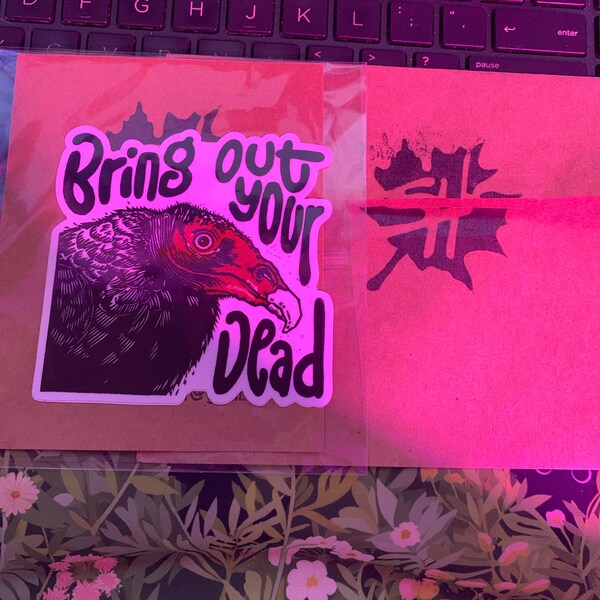 Turkey Vulture Sticker, Laptop Sticker, Water Bottle Sticker, Bumper ...