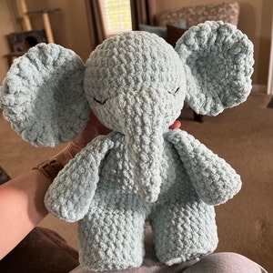 Elephant Lovey Crochet Pattern - Etsy