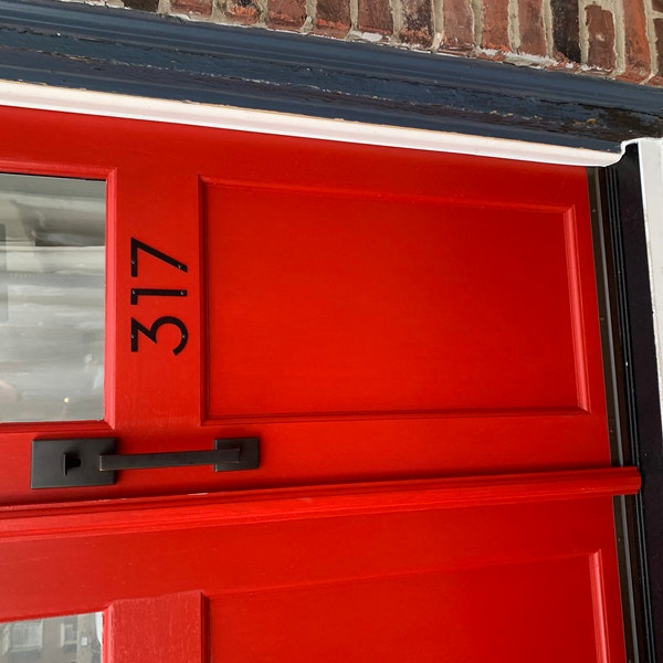 5" Custom Metal Address Numbers - Metal House Numbers - Street Address ...