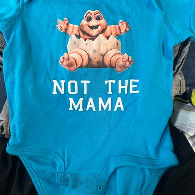Not the Mama Baby Sinclair Funny Baby Bodysuit Short or Long Sleeve ...