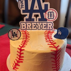 Dodger Baseball Centerpieces, Baseball Centerpieces, Baseball Birthday ...