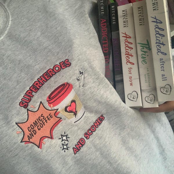 Superheroes and Scones/ Addicted Series Merch/ Addicted Calloway Series ...
