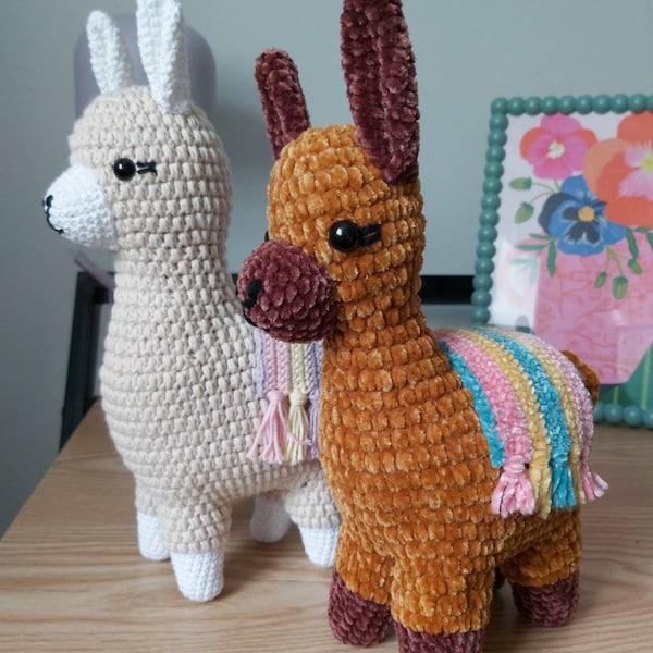 Adorable Crochet Lama Pattern -step-by-step Amigurumi Pattern in PDF - Etsy