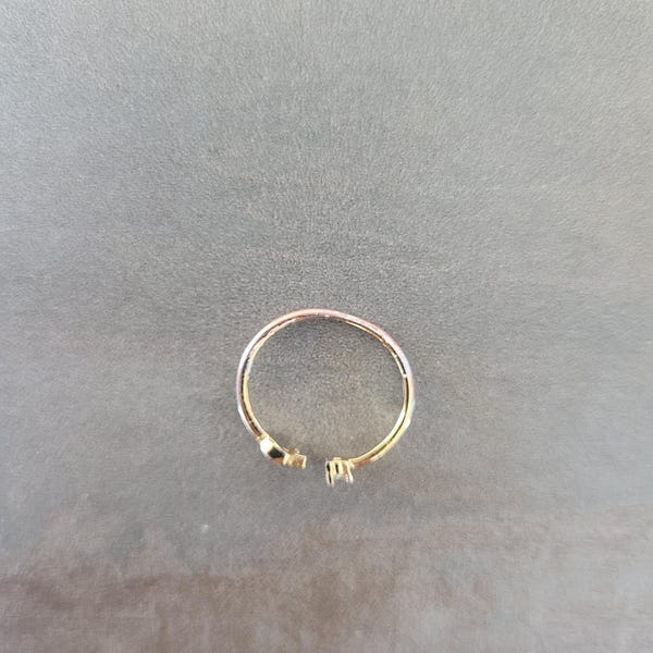Matching Couple Rings, Stainless Steel Couple Ring, Clover Charm Ring ...