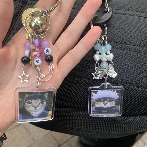 Jujutsu Kaisen Cat Keychains - Etsy Canada