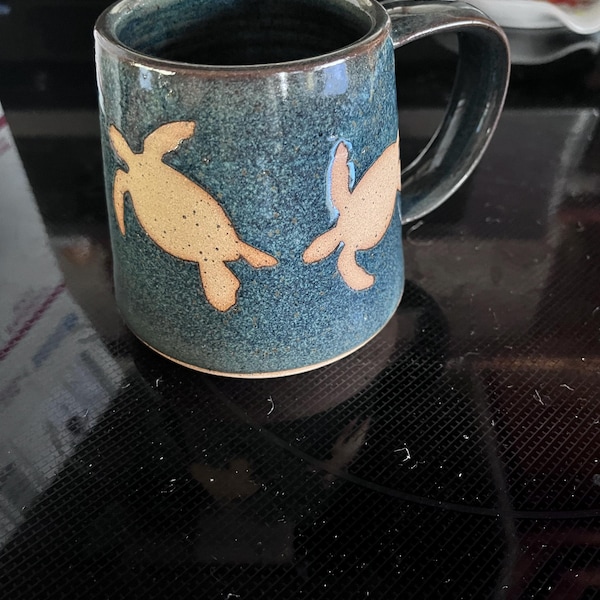 Ocean Wave Mug Surf Mug Blue Wave Mug Coastal Living Mug Husband Gift ...