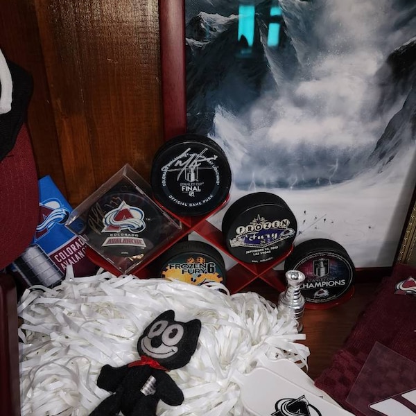 Hockey Shinny Stick Wall Hang Organizer - 3D Printed Mini Stick Rack ...