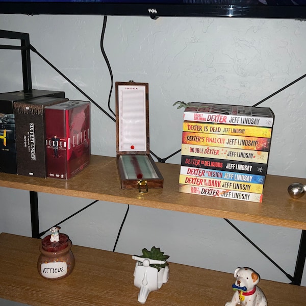 Dexter Blood Slide Box Mahogany - Etsy UK